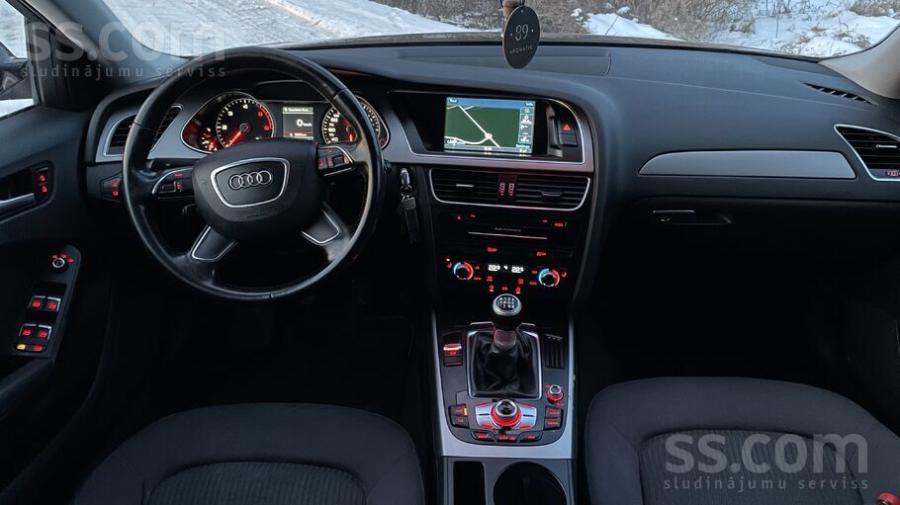 Melns Audi A4 2012 Cēsis, ar dzinēja tilpumu 2.00 L un nobraukumu 296 tūkst. km par 8500 €, foto 9 vietnē AUTOMOTO.COM.LV