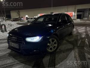 Melns Audi A4 2012 Rīga, ar dzinēja tilpumu 2.00 L un nobraukumu 201 tūkst. km par 9550 €, foto  vietnē AUTOMOTO.COM.LV