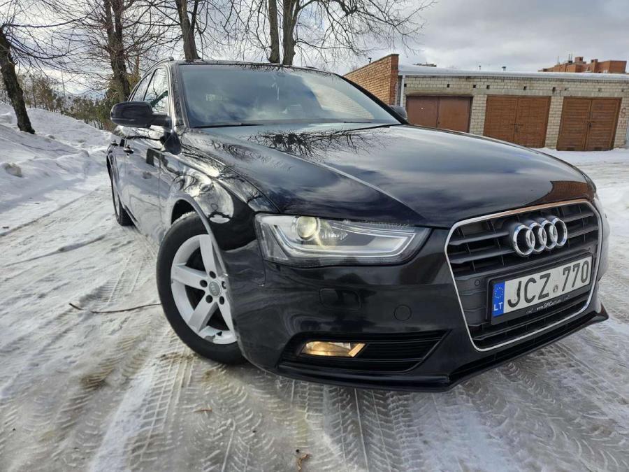 Black Audi A4 2012 in Kaunas, with an engine capacity of 1.97 L and mileage of 340 thousand km for 6700 €, photo 9 on AUTOMOTO.COM.LV