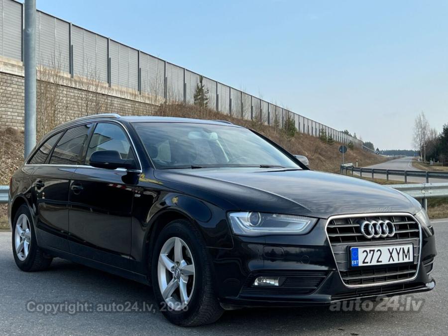 Black Audi A4 2012 in Tallinn, with an engine capacity of 2.00 L and mileage of 134 thousand km for 7990 €, photo 1 on AUTOMOTO.COM.LV