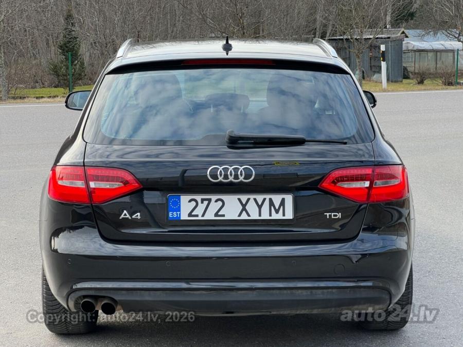 Melns Audi A4 2012 Tallina, ar dzinēja tilpumu 2.00 L un nobraukumu 134 tūkst. km par 7990 €, foto 4 vietnē AUTOMOTO.COM.LV