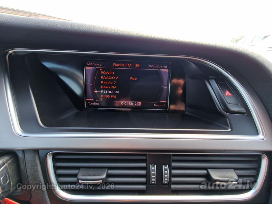 Black Audi A4 2012 in Tartu, with an engine capacity of 3.00 L and mileage of 337 thousand km for 8390 €, photo 20 on AUTOMOTO.COM.LV