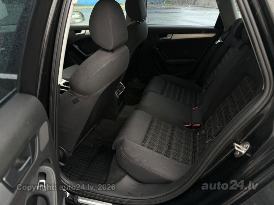 Black Audi A4 2012 in Tartu, with an engine capacity of 2.00 L and mileage of 355 thousand km for 5200 €, photo 9 on AUTOMOTO.COM.LV