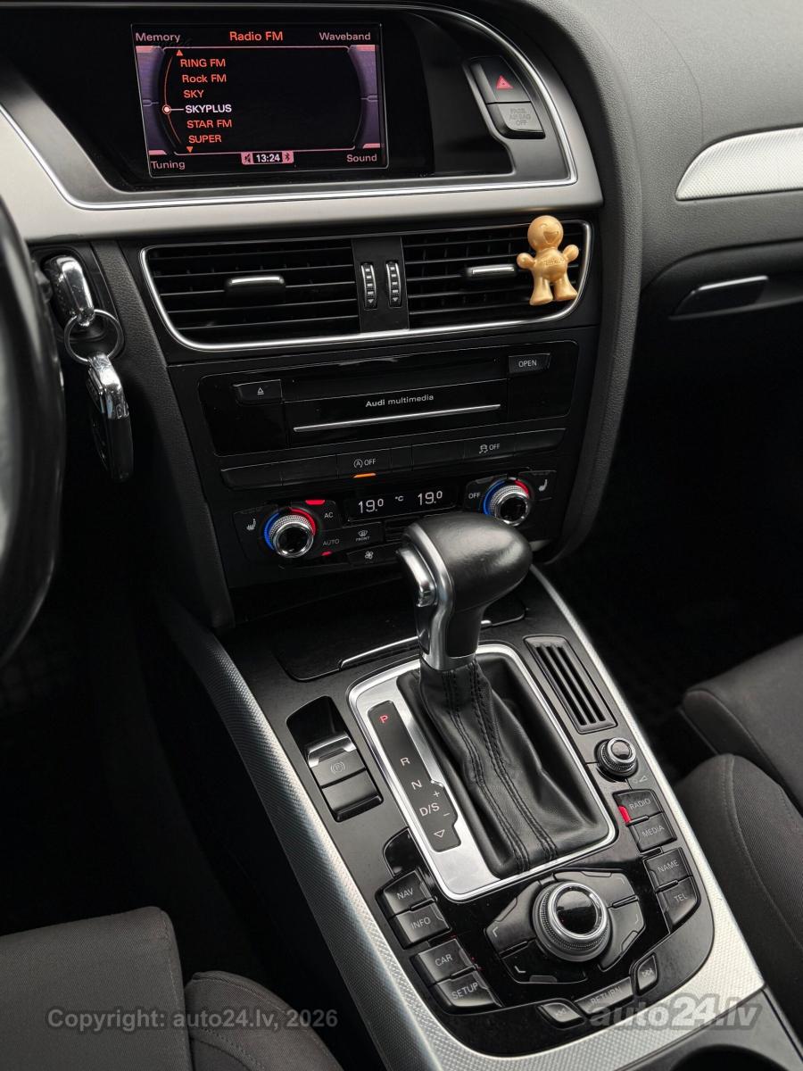 Black Audi A4 2012 in Tartu, with an engine capacity of 2.00 L and mileage of 355 thousand km for 5200 €, photo 11 on AUTOMOTO.COM.LV