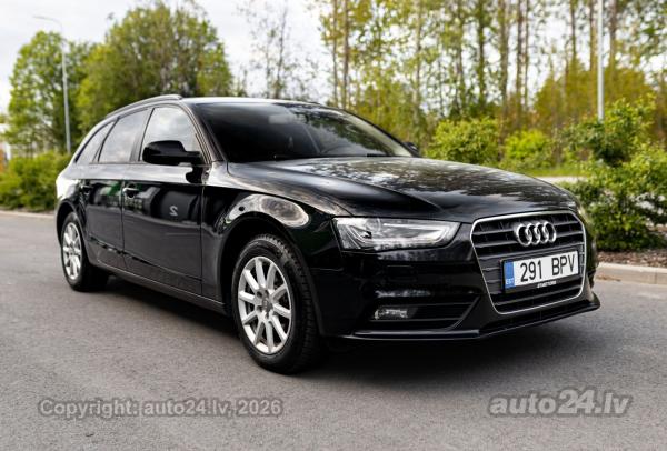 Black Audi A4 2012 in Tallinn, with an engine capacity of 2.00 L and mileage of 303 thousand km for 6490 €, photo 2 on AUTOMOTO.COM.LV
