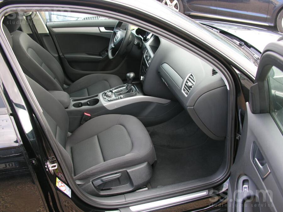 Black Audi A4 2012 in Riga, with an engine capacity of 2.00 L and mileage of 0 thousand km for 7450 €, photo 7 on AUTOMOTO.COM.LV