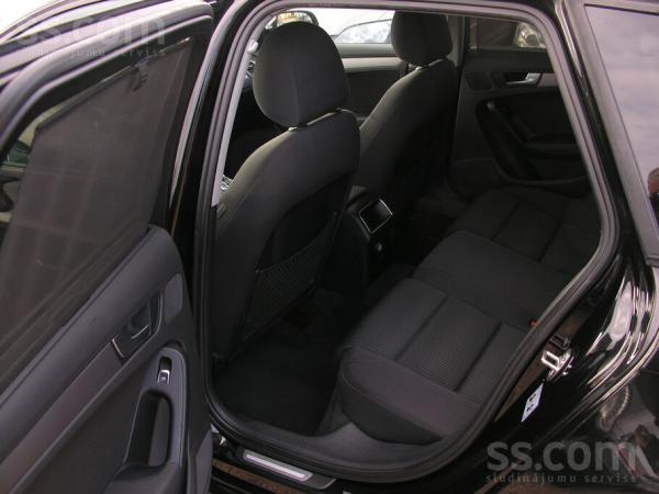 Black Audi A4 2012 in Riga, with an engine capacity of 2.00 L and mileage of 0 thousand km for 7450 €, photo 7 on AUTOMOTO.COM.LV