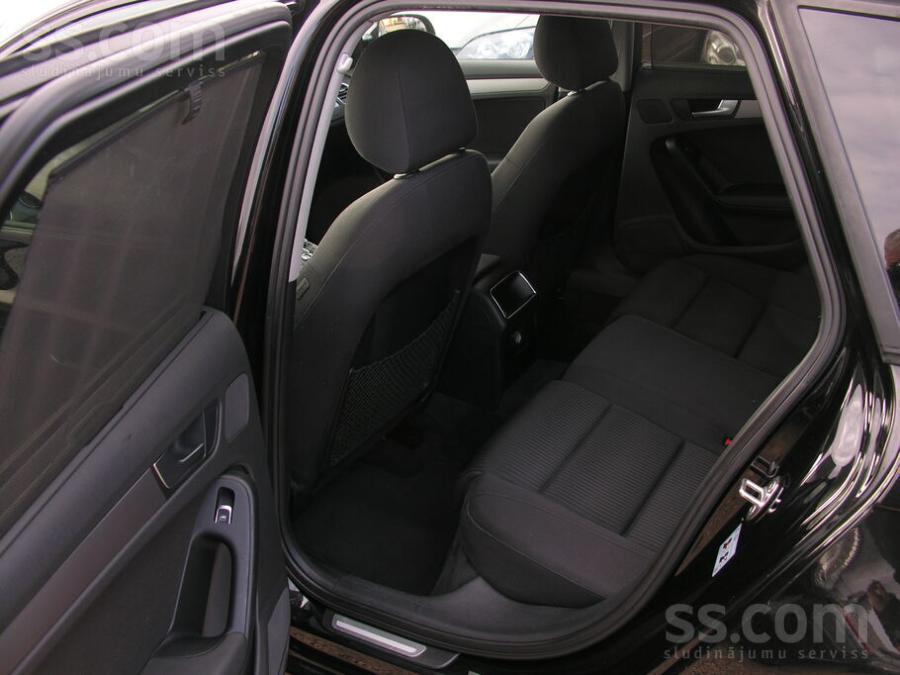 Black Audi A4 2012 in Riga, with an engine capacity of 2.00 L and mileage of 0 thousand km for 7450 €, photo 8 on AUTOMOTO.COM.LV