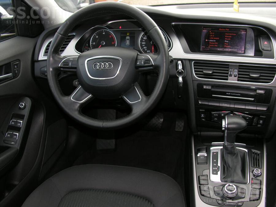 Black Audi A4 2012 in Riga, with an engine capacity of 2.00 L and mileage of 0 thousand km for 7450 €, photo 15 on AUTOMOTO.COM.LV