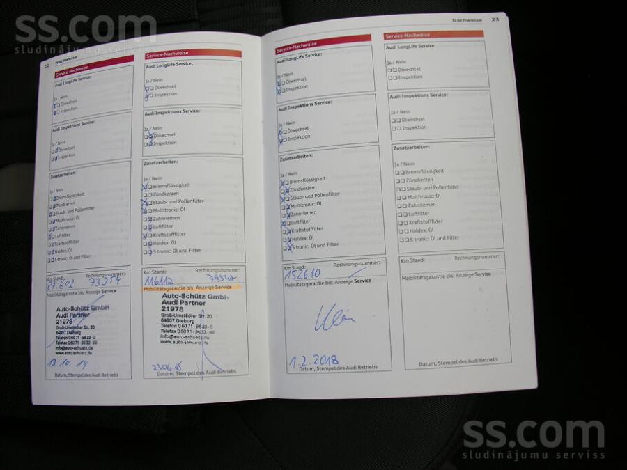 Black Audi A4 2012 in Riga, with an engine capacity of 2.00 L and mileage of 0 thousand km for 7450 €, photo 17 on AUTOMOTO.COM.LV