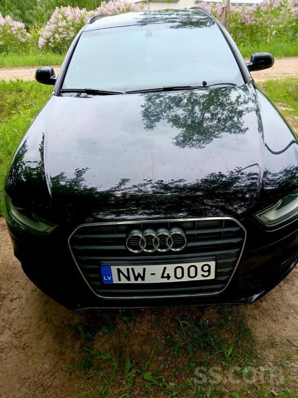 Black Audi A4 2012 in Dobele, with an engine capacity of 3.00 L and mileage of 324 thousand km for 8500 €, photo 1 on AUTOMOTO.COM.LV