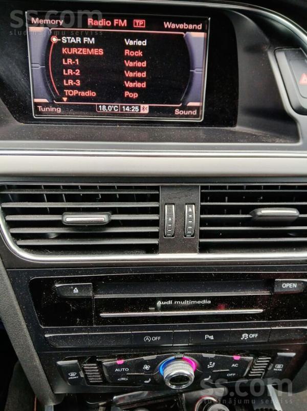 Black Audi A4 2012 in Dobele, with an engine capacity of 3.00 L and mileage of 324 thousand km for 8500 €, photo 5 on AUTOMOTO.COM.LV