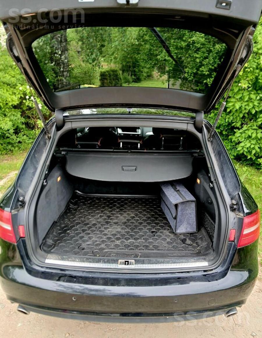 Black Audi A4 2012 in Dobele, with an engine capacity of 3.00 L and mileage of 324 thousand km for 8500 €, photo 7 on AUTOMOTO.COM.LV