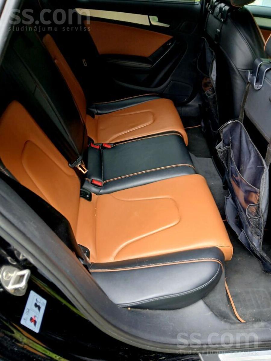 Black Audi A4 2012 in Dobele, with an engine capacity of 3.00 L and mileage of 324 thousand km for 8500 €, photo 11 on AUTOMOTO.COM.LV