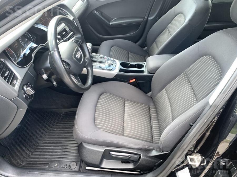 Black Audi A4 2012 in Ogre, with an engine capacity of 2.00 L and mileage of 236 thousand km for 7370 €, photo 12 on AUTOMOTO.COM.LV