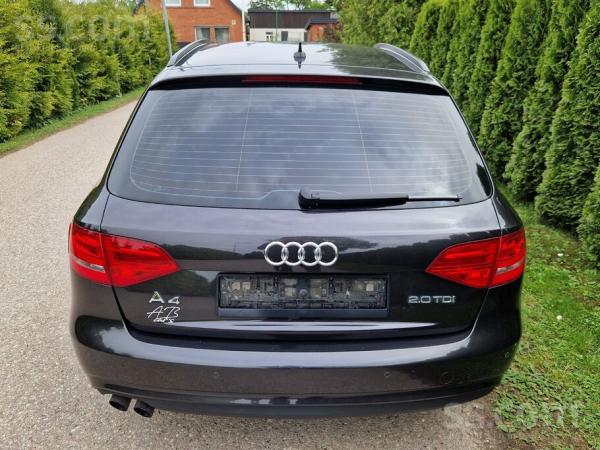 Melns Audi A4 2012 Bauska, ar dzinēja tilpumu 2.00 L un nobraukumu 273 tūkst. km par 6700 €, foto 4 vietnē AUTOMOTO.COM.LV