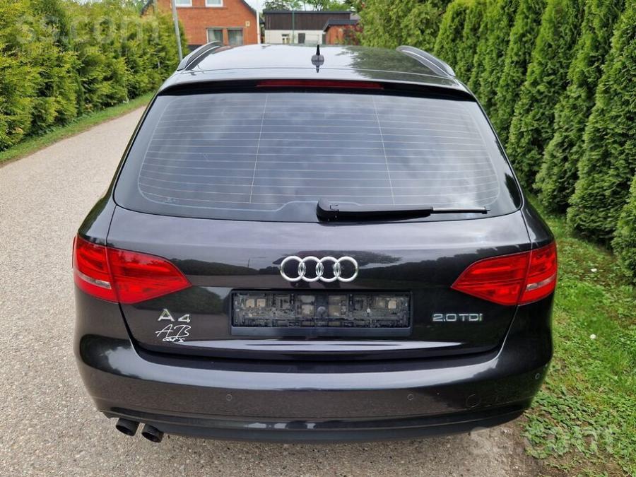 Melns Audi A4 2012 Bauska, ar dzinēja tilpumu 2.00 L un nobraukumu 273 tūkst. km par 6700 €, foto 5 vietnē AUTOMOTO.COM.LV