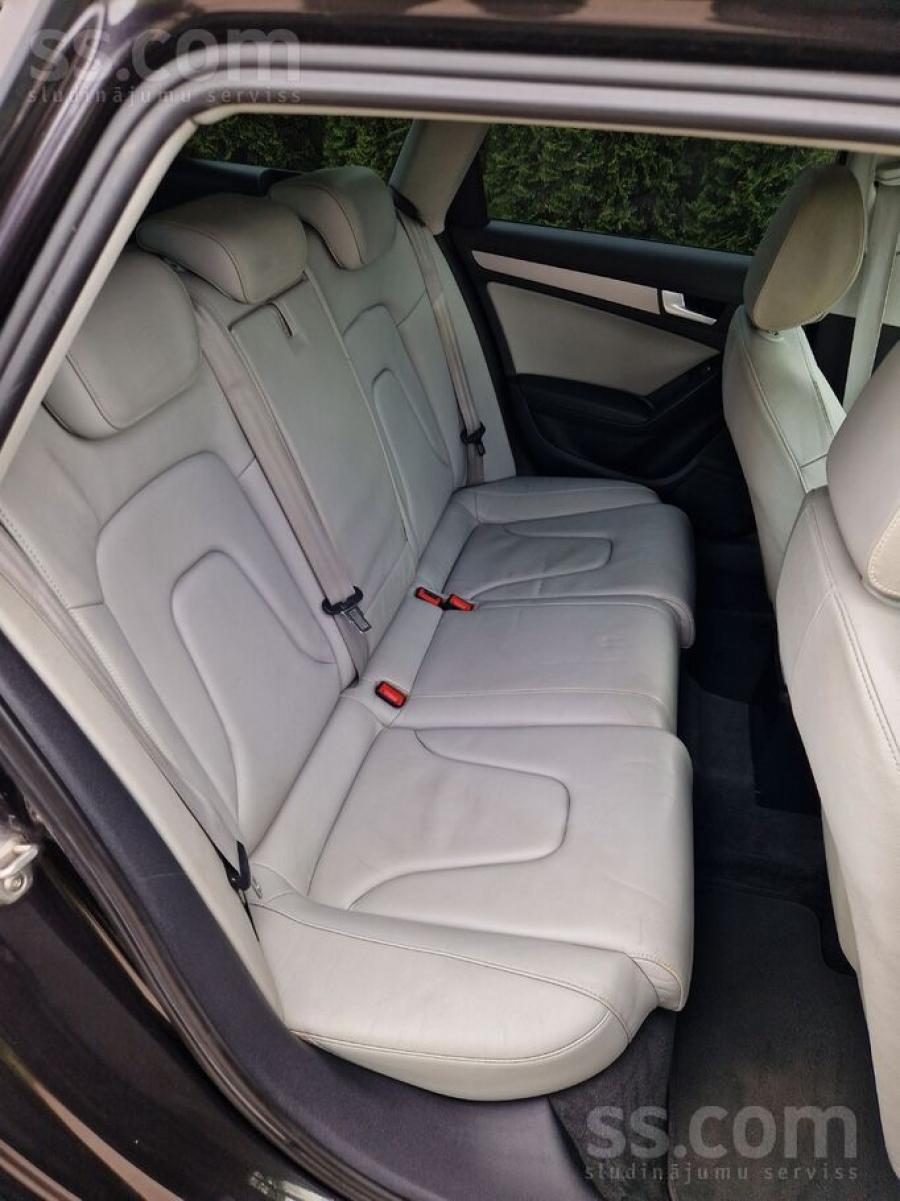 Melns Audi A4 2012 Bauska, ar dzinēja tilpumu 2.00 L un nobraukumu 273 tūkst. km par 6700 €, foto 16 vietnē AUTOMOTO.COM.LV