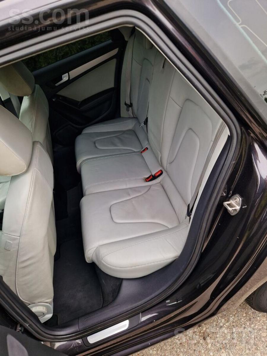 Melns Audi A4 2012 Bauska, ar dzinēja tilpumu 2.00 L un nobraukumu 273 tūkst. km par 6700 €, foto 17 vietnē AUTOMOTO.COM.LV