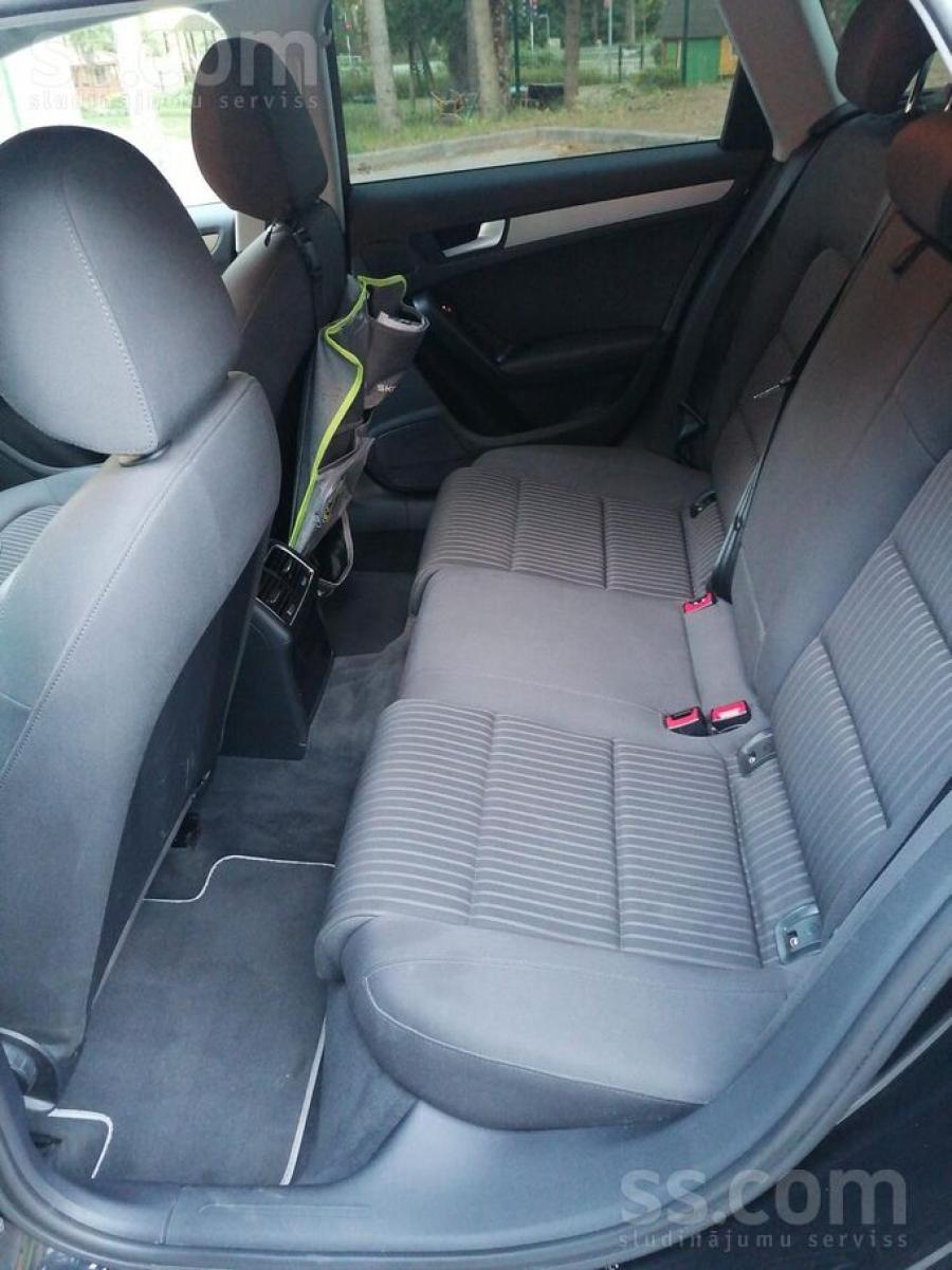 Melns Audi A4 2012 Rīga, ar dzinēja tilpumu 2.00 L un nobraukumu 260 tūkst. km par 7900 €, foto 12 vietnē AUTOMOTO.COM.LV