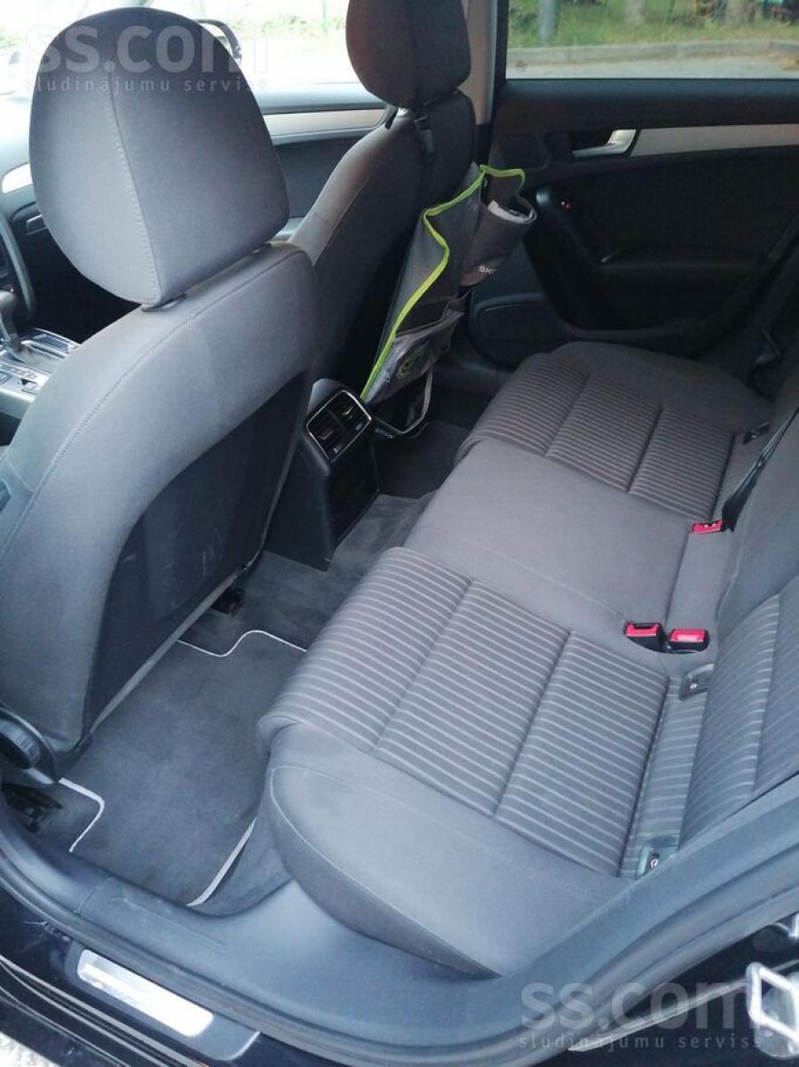 Melns Audi A4 2012 Rīga, ar dzinēja tilpumu 2.00 L un nobraukumu 260 tūkst. km par 7900 €, foto 13 vietnē AUTOMOTO.COM.LV