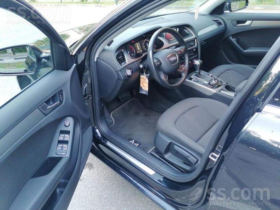Melns Audi A4 2012 Rīga, ar dzinēja tilpumu 2.00 L un nobraukumu 260 tūkst. km par 7900 €, foto 17 vietnē AUTOMOTO.COM.LV
