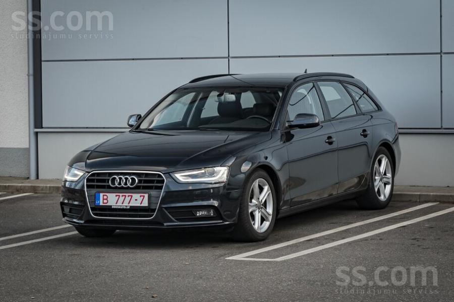 Black Audi A4 2012 in Riga, with an engine capacity of 3.00 L and mileage of 321 thousand km for 9200 €, photo 1 on AUTOMOTO.COM.LV