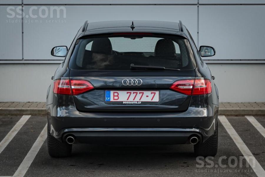 Black Audi A4 2012 in Riga, with an engine capacity of 3.00 L and mileage of 321 thousand km for 9200 €, photo 6 on AUTOMOTO.COM.LV