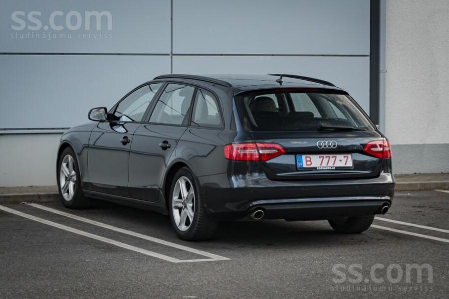 Black Audi A4 2012 in Riga, with an engine capacity of 3.00 L and mileage of 321 thousand km for 9200 €, photo 7 on AUTOMOTO.COM.LV
