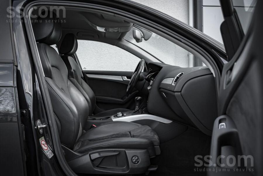 Black Audi A4 2012 in Riga, with an engine capacity of 3.00 L and mileage of 321 thousand km for 9200 €, photo 9 on AUTOMOTO.COM.LV