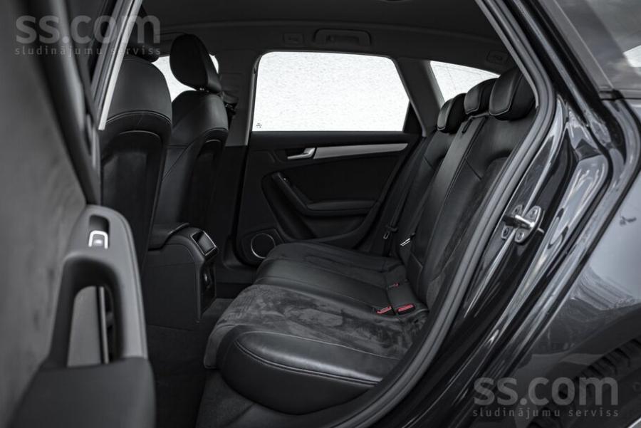 Black Audi A4 2012 in Riga, with an engine capacity of 3.00 L and mileage of 321 thousand km for 9200 €, photo 10 on AUTOMOTO.COM.LV