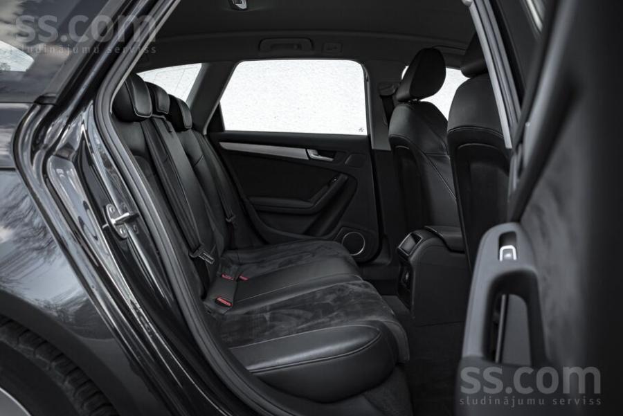 Black Audi A4 2012 in Riga, with an engine capacity of 3.00 L and mileage of 321 thousand km for 9200 €, photo 11 on AUTOMOTO.COM.LV
