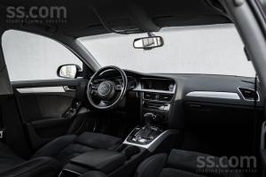 Black Audi A4 2012 in Riga, with an engine capacity of 3.00 L and mileage of 321 thousand km for 9200 €, photo 15 on AUTOMOTO.COM.LV