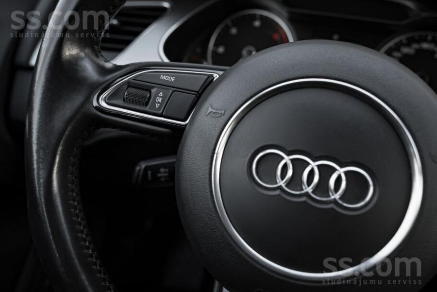 Black Audi A4 2012 in Riga, with an engine capacity of 3.00 L and mileage of 321 thousand km for 9200 €, photo 17 on AUTOMOTO.COM.LV