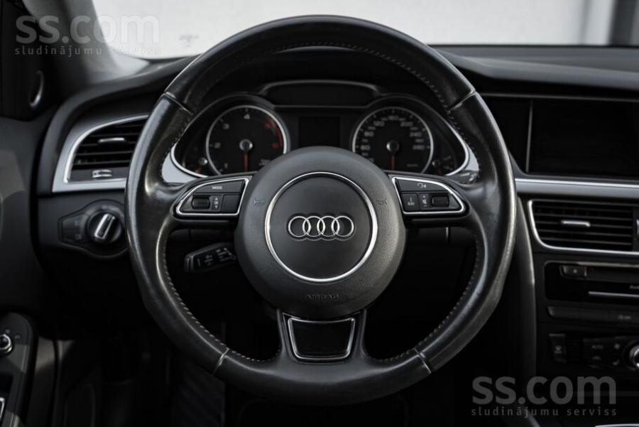 Black Audi A4 2012 in Riga, with an engine capacity of 3.00 L and mileage of 321 thousand km for 9200 €, photo 18 on AUTOMOTO.COM.LV