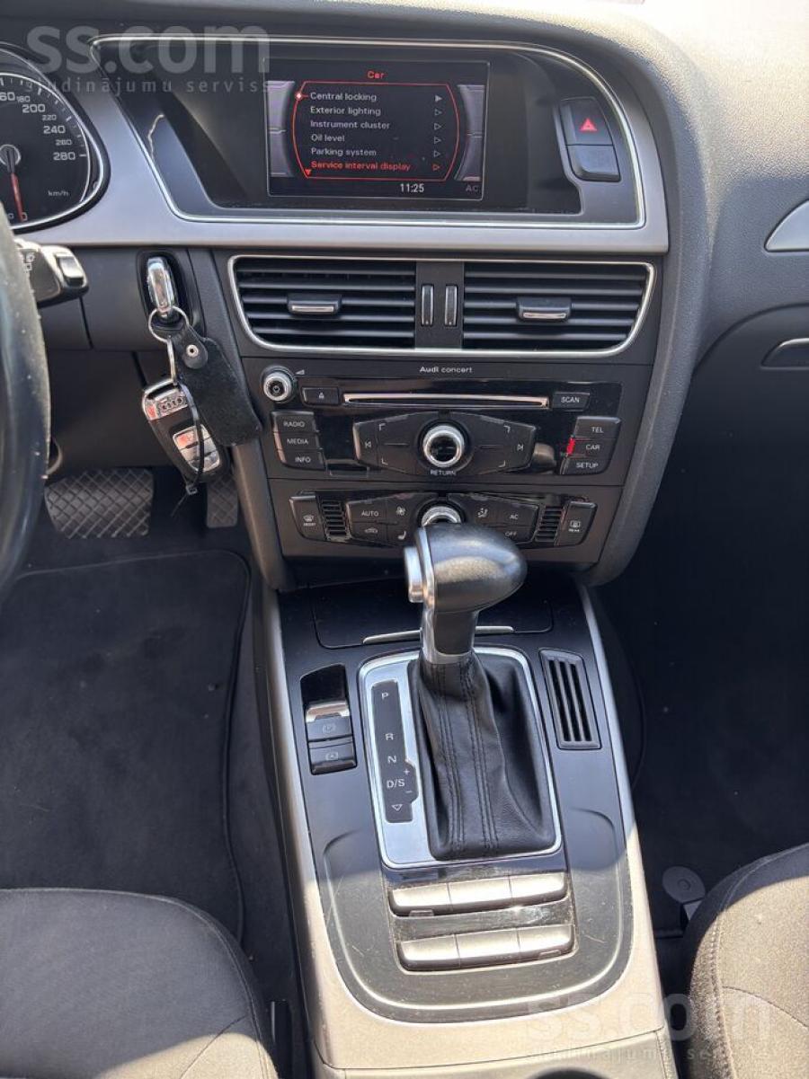 Black Audi A4 2012 in Riga, with an engine capacity of 2.00 L and mileage of 230 thousand km for 7900 €, photo 17 on AUTOMOTO.COM.LV