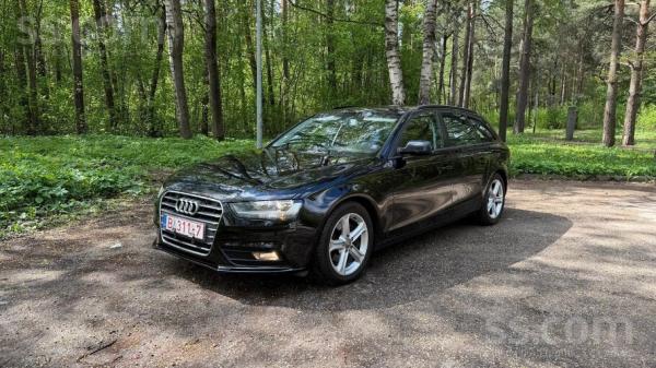 Black Audi A4 2012 in Riga, with an engine capacity of 2.00 L and mileage of 0 thousand km for 7799 €, photo 1 on AUTOMOTO.COM.LV