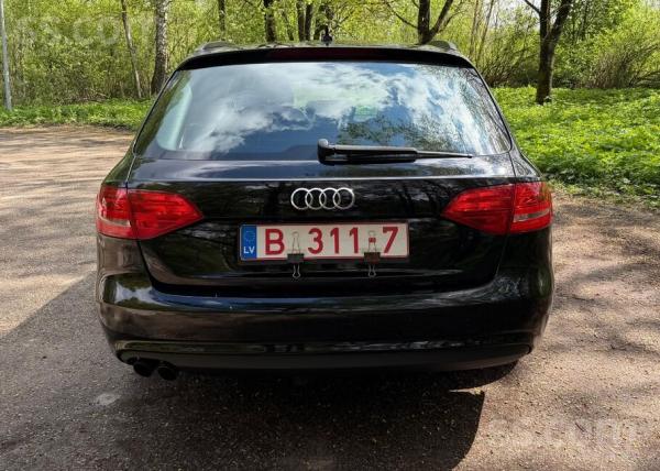 Black Audi A4 2012 in Riga, with an engine capacity of 2.00 L and mileage of 0 thousand km for 7799 €, photo 4 on AUTOMOTO.COM.LV