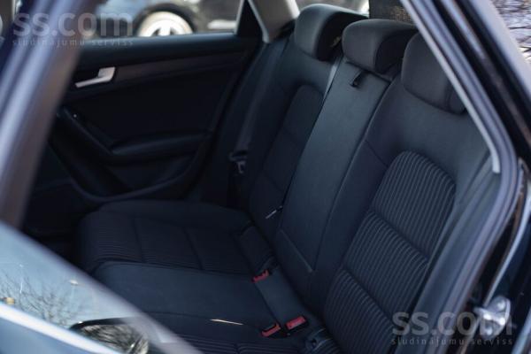Black Audi A4 2012 in Riga, with an engine capacity of 3.00 L and mileage of 301 thousand km for 9990 €, photo 10 on AUTOMOTO.COM.LV