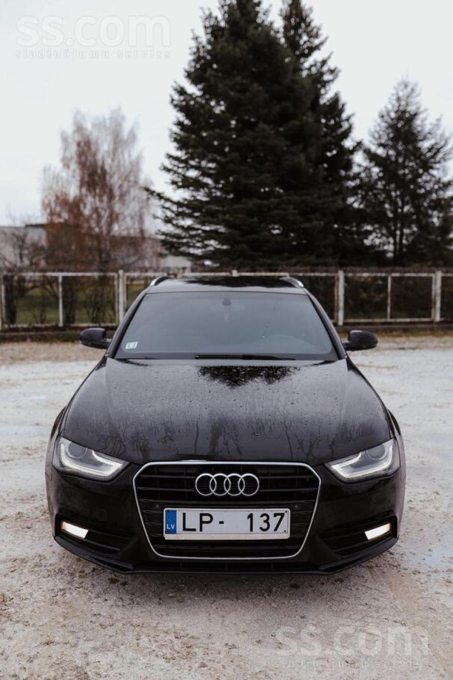 Melns Audi A4 2012 Rīga, ar dzinēja tilpumu 3.00 L un nobraukumu 390 tūkst. km par 8500 €, foto 1 vietnē AUTOMOTO.COM.LV