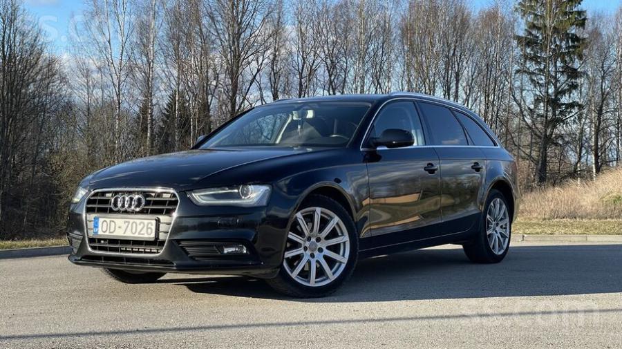 Melns Audi A4 2012 Cēsis, ar dzinēja tilpumu 2.00 L un nobraukumu 298 tūkst. km par 8500 €, foto 1 vietnē AUTOMOTO.COM.LV