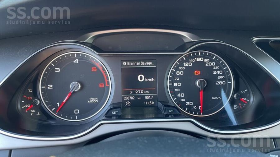 Melns Audi A4 2012 Cēsis, ar dzinēja tilpumu 2.00 L un nobraukumu 298 tūkst. km par 8500 €, foto 17 vietnē AUTOMOTO.COM.LV