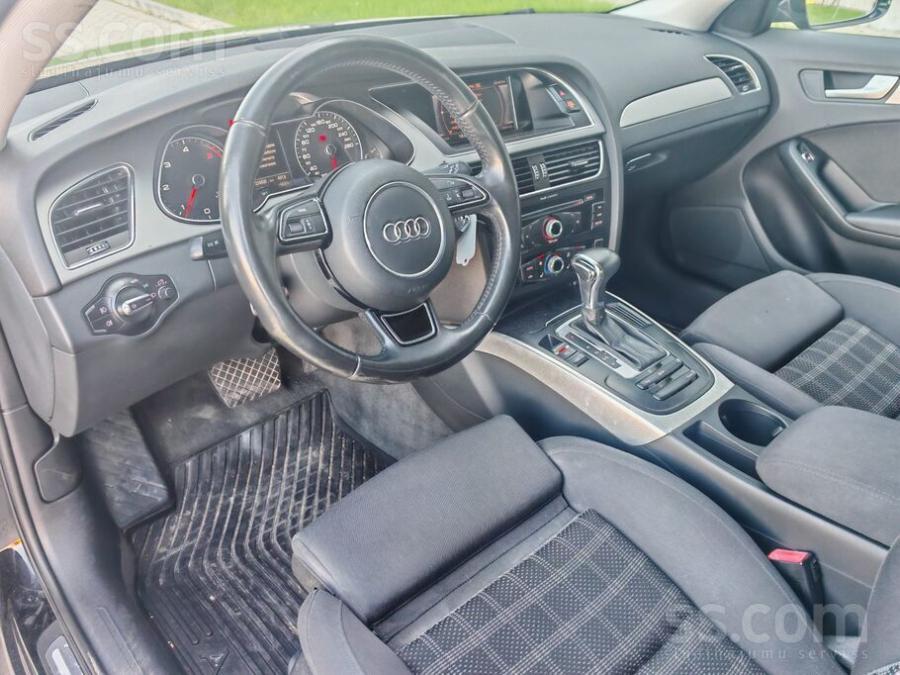 Melns Audi A4 2012 Rīga, ar dzinēja tilpumu 2.00 L un nobraukumu 270 tūkst. km par 7790 €, foto 13 vietnē AUTOMOTO.COM.LV