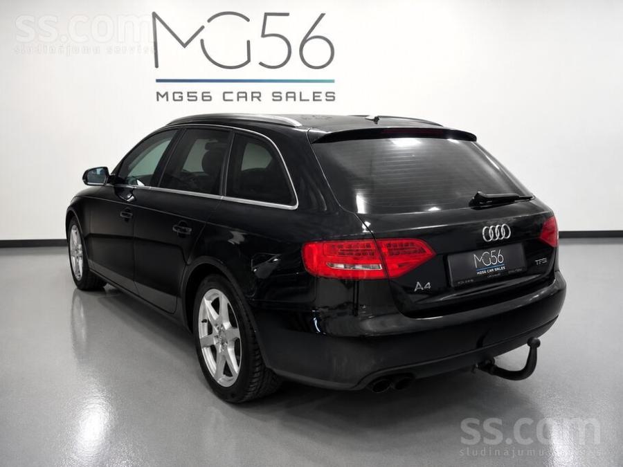 Black Audi A4 2012 in Riga, with an engine capacity of 1.80 L and mileage of 192 thousand km for 7590 €, photo 6 on AUTOMOTO.COM.LV