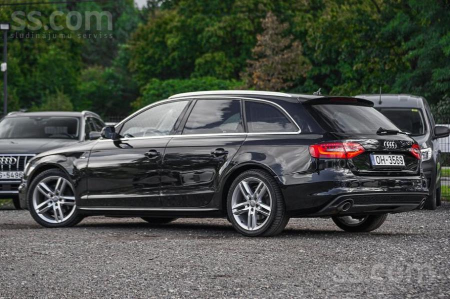 Black Audi A4 2012 in Riga, with an engine capacity of 3.00 L and mileage of 231 thousand km for 8990 €, photo 4 on AUTOMOTO.COM.LV