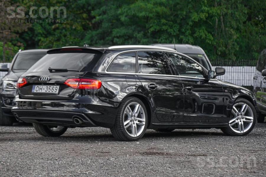 Black Audi A4 2012 in Riga, with an engine capacity of 3.00 L and mileage of 231 thousand km for 8990 €, photo 5 on AUTOMOTO.COM.LV