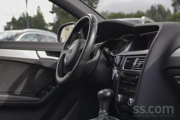 Black Audi A4 2012 in Riga, with an engine capacity of 3.00 L and mileage of 231 thousand km for 8990 €, photo 6 on AUTOMOTO.COM.LV