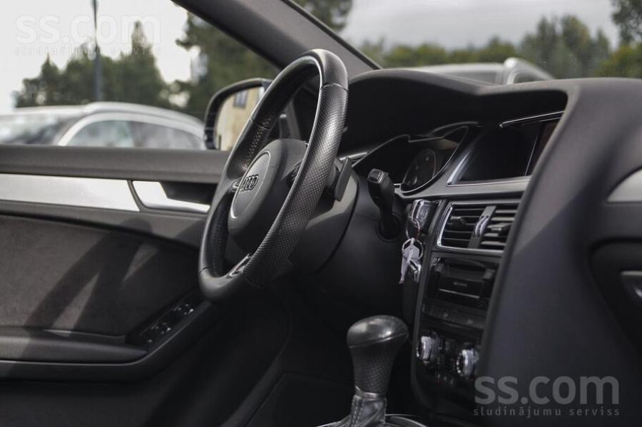 Black Audi A4 2012 in Riga, with an engine capacity of 3.00 L and mileage of 231 thousand km for 8990 €, photo 7 on AUTOMOTO.COM.LV