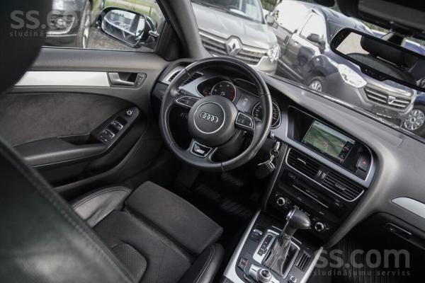 Black Audi A4 2012 in Riga, with an engine capacity of 3.00 L and mileage of 231 thousand km for 8990 €, photo 7 on AUTOMOTO.COM.LV