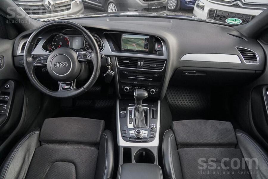 Black Audi A4 2012 in Riga, with an engine capacity of 3.00 L and mileage of 231 thousand km for 8990 €, photo 9 on AUTOMOTO.COM.LV